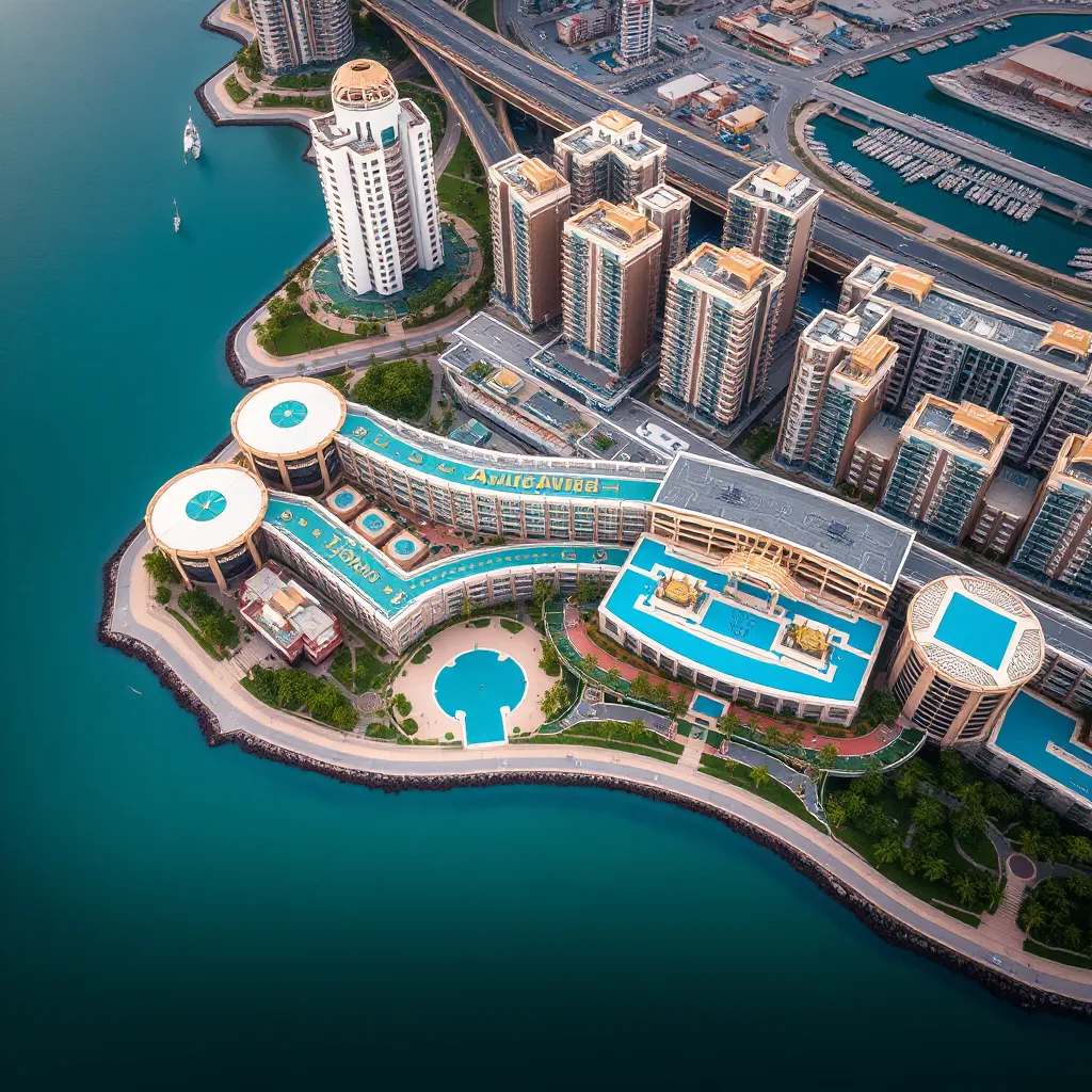 A Visual Exploration of Azure Al Reem's Architectural Beauty